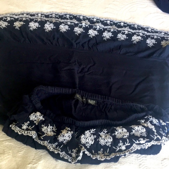 Raviya | Dresses | Women Small Navy Blue Strapless Short Dress | Poshmark